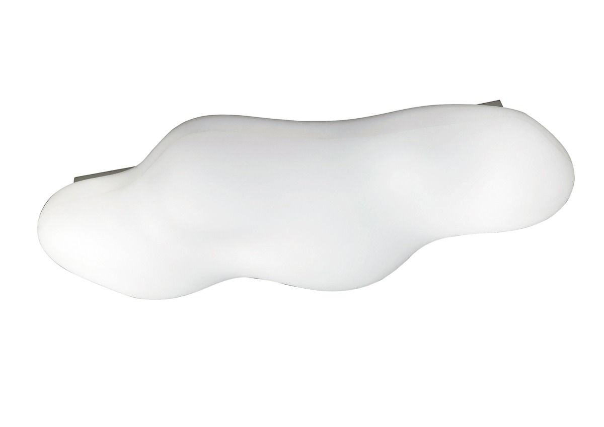 M1881 Mantra Eos Flush Ceiling Fitting 6 Light Outdoor IP44 Opal White